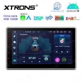10.1 inch Rotatable QLED Display Android Universal Car Stereo Octa core ...